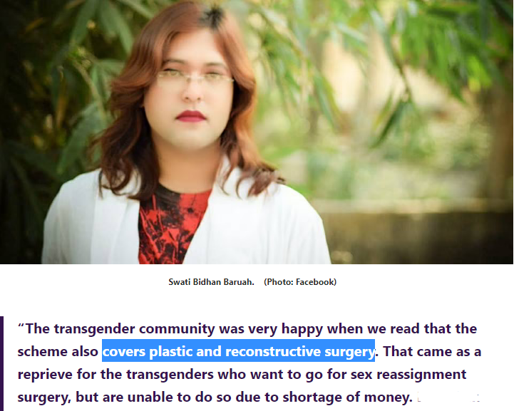 Free HRT & Surgeries by Gov of India - Transgender India Community